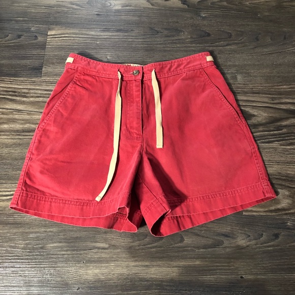 Lauren Ralph Lauren | Shorts | Lauren By Ralph Lauren Red High Rise ...